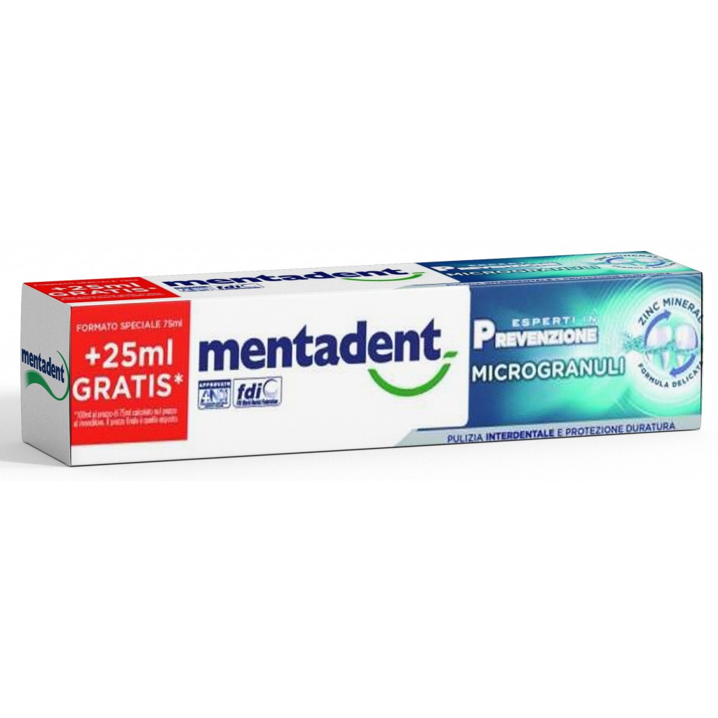 mentadent p microgranuli - 100ml (75+25) - prevenzione completa ...