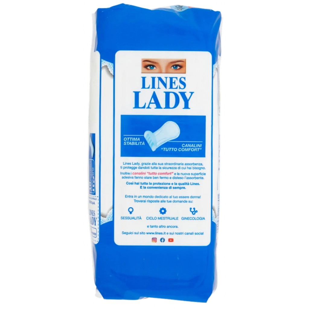 lines lady assorbenti ingienici anatomici - 10 pezzi: tuttocasashop.it ...