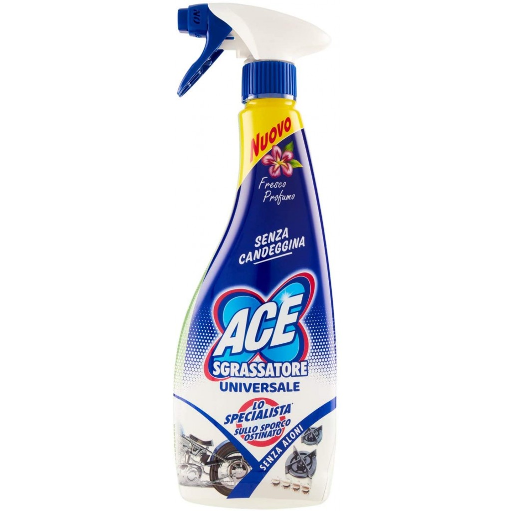 ace sgrassatore universale spray - 500ml - senza candeggina - fresco ...