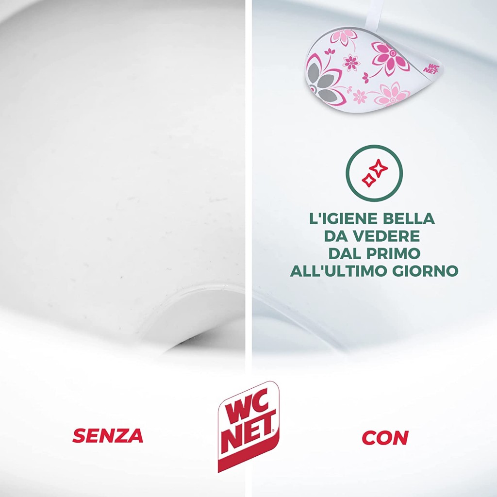 wc net tavoletta deodorante per wc - style active - pink armony ...