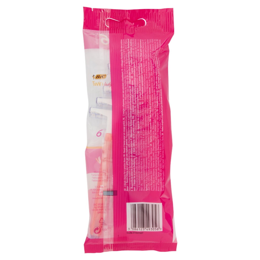 bic twin lady rasoi radi e getta bilama 6pz sensitive - donna ...