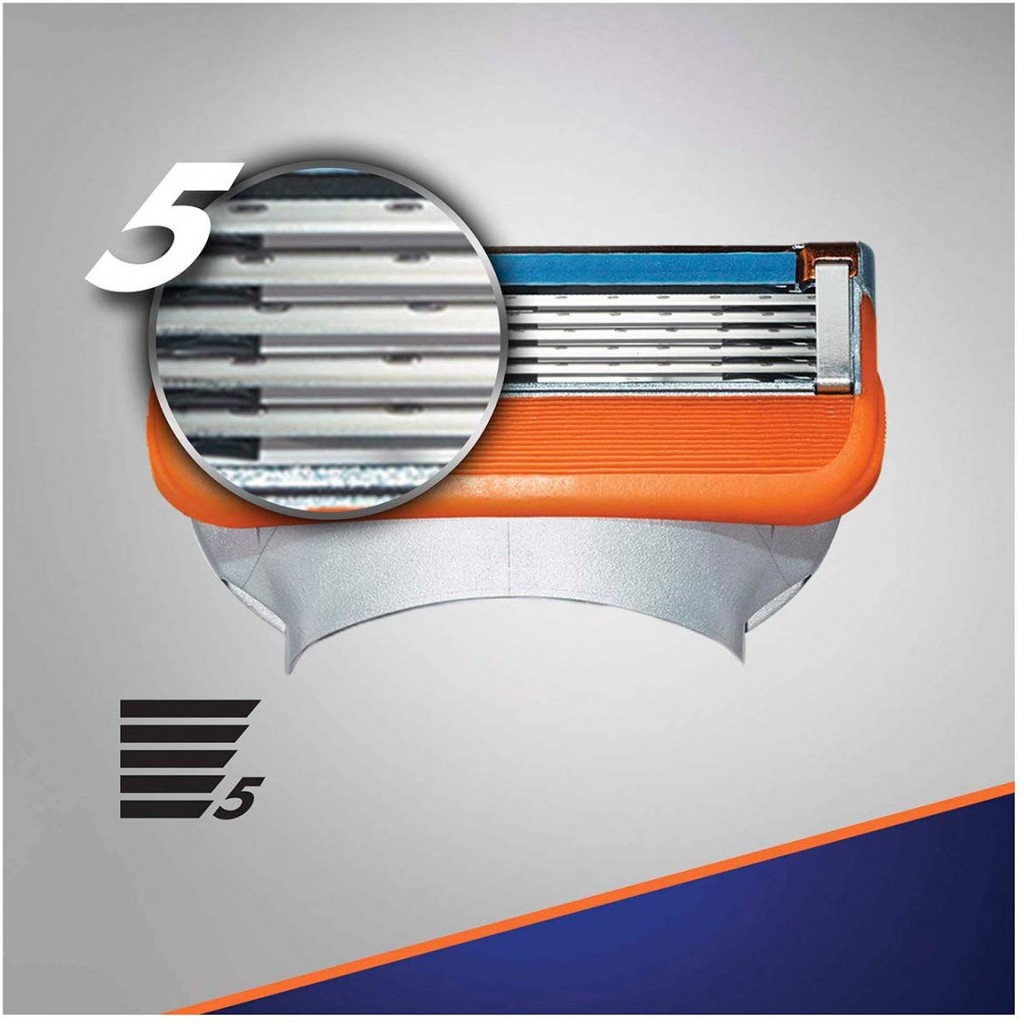 gillette fusion manual 5 lame + 1 di precisione - 4 testine ricambio ...
