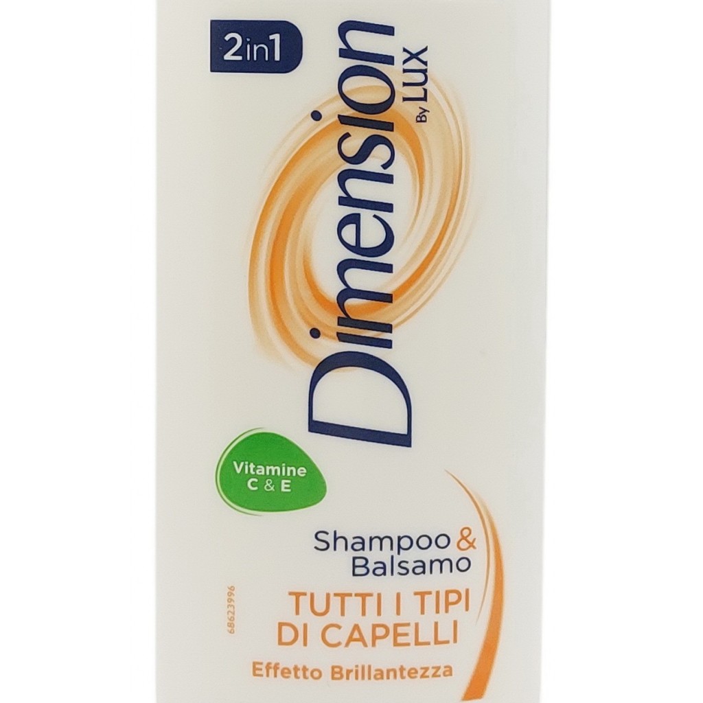 dimension shampoo e balsamo 2in1 250ml - tutti i tipi di capelli ...